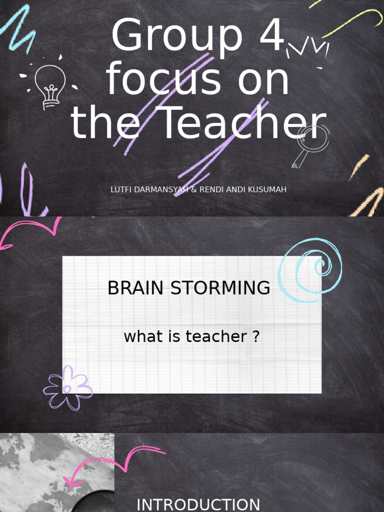 Group 4 Focus On The Teacher | PDF | Teachers | Mentorship