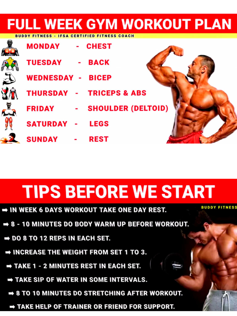 Tuesday Workout GYM | PDF