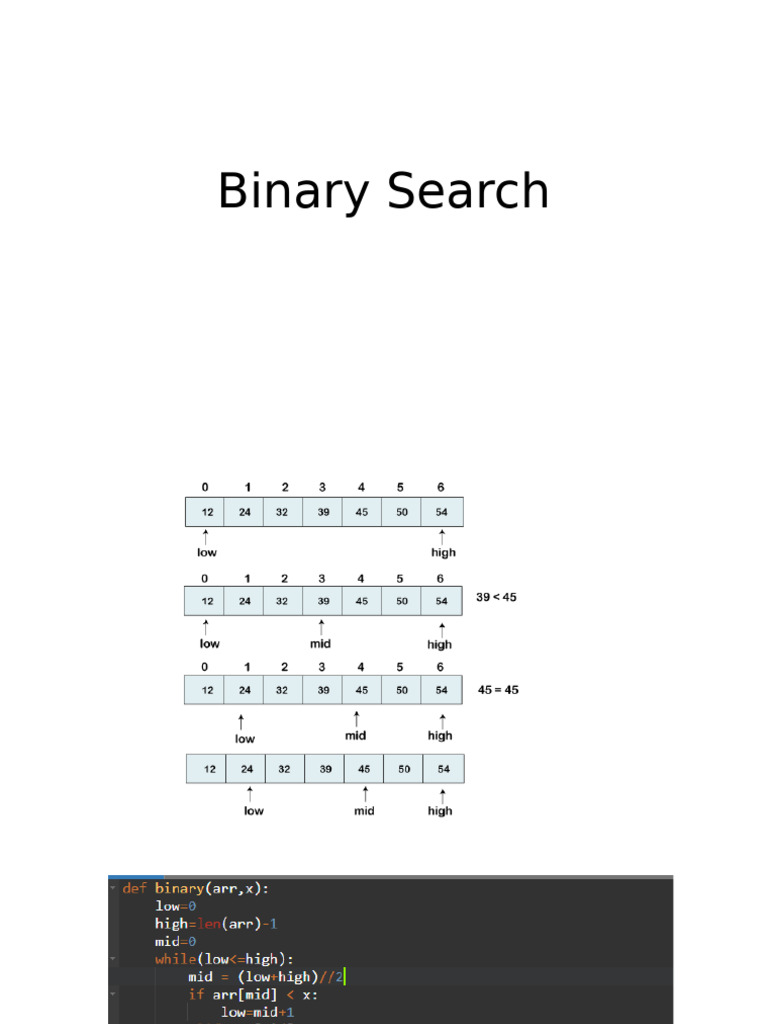 Binary Search | PDF