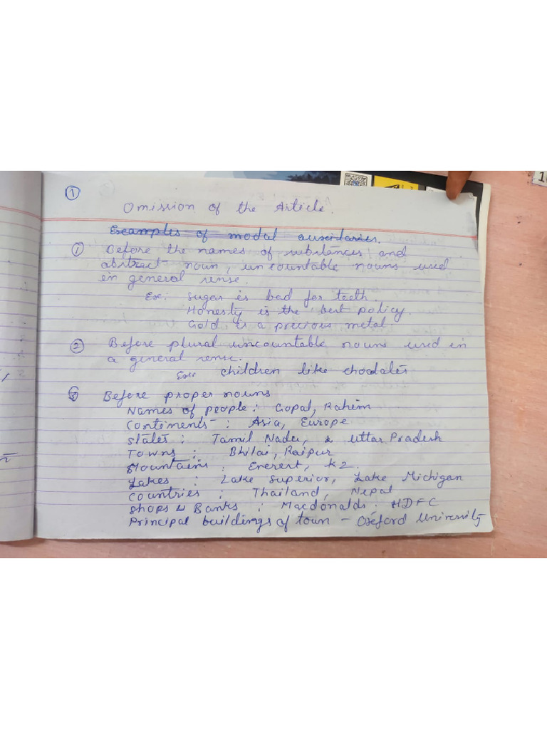 Notes English Grammar | PDF