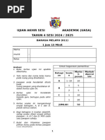 Soalan Upsa BM Tahun 4 | PDF