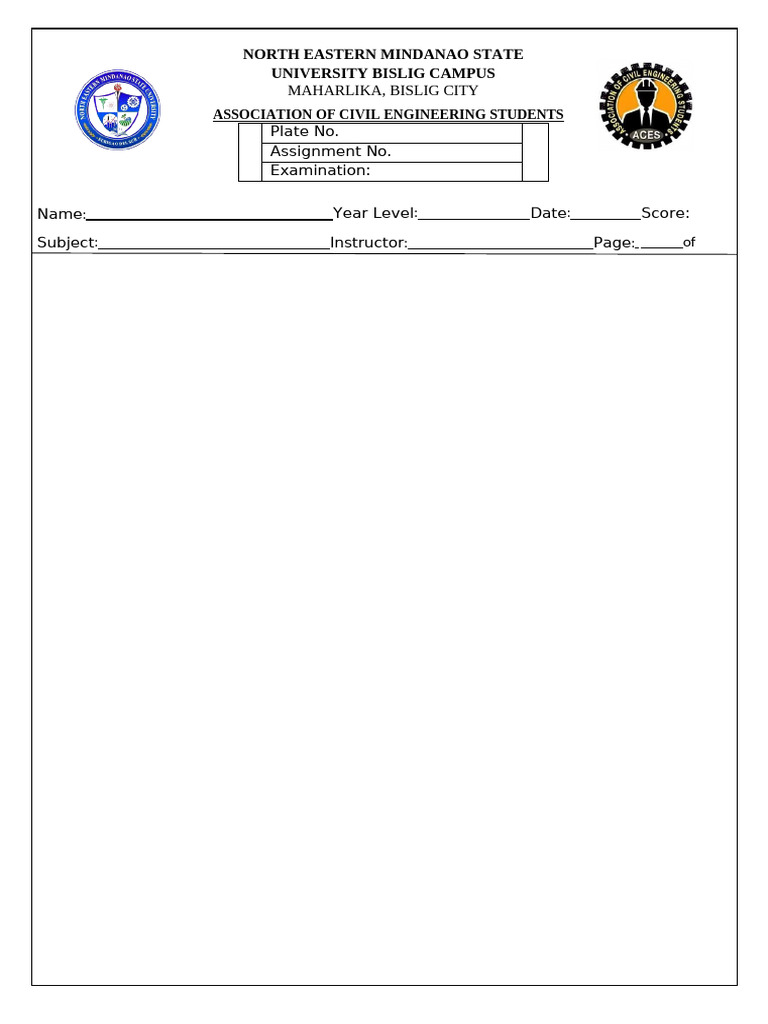 CE Plate Format A4 | PDF