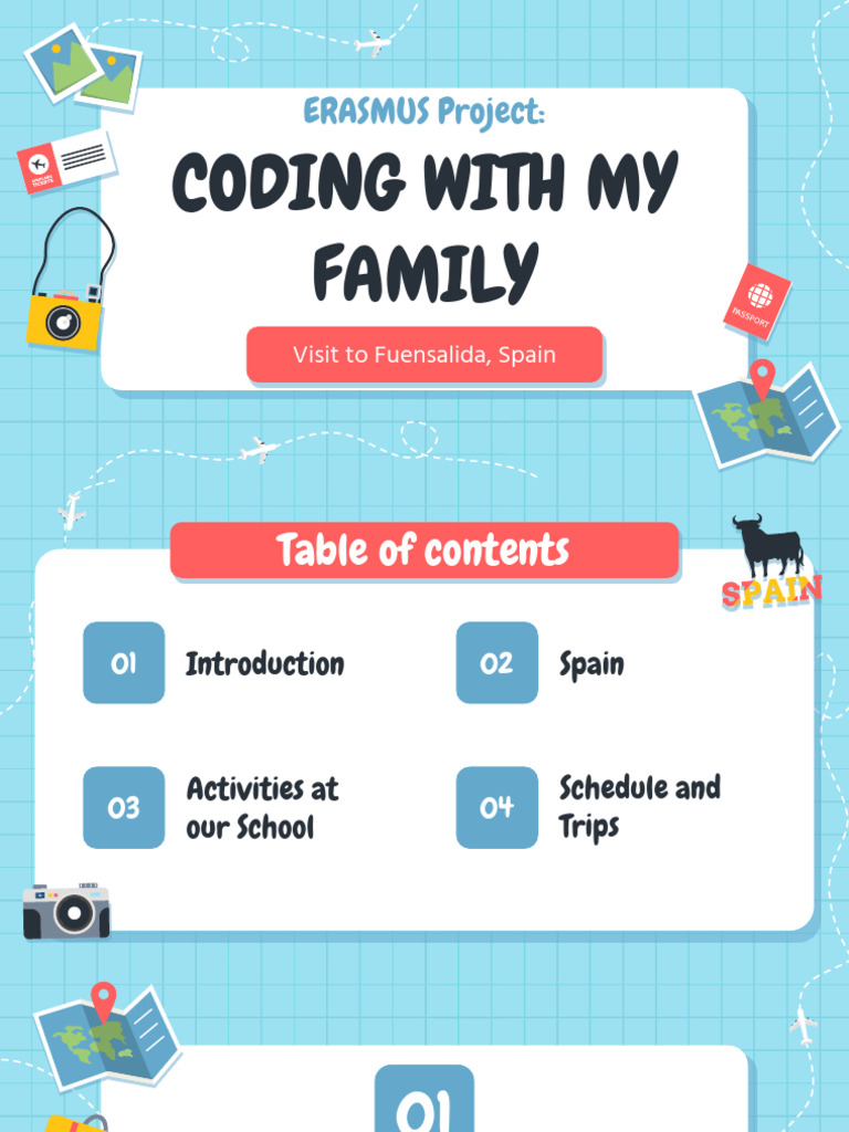 ERASMUS Coding With My Family Presentation 2 | PDF | Spain | Iberian ...