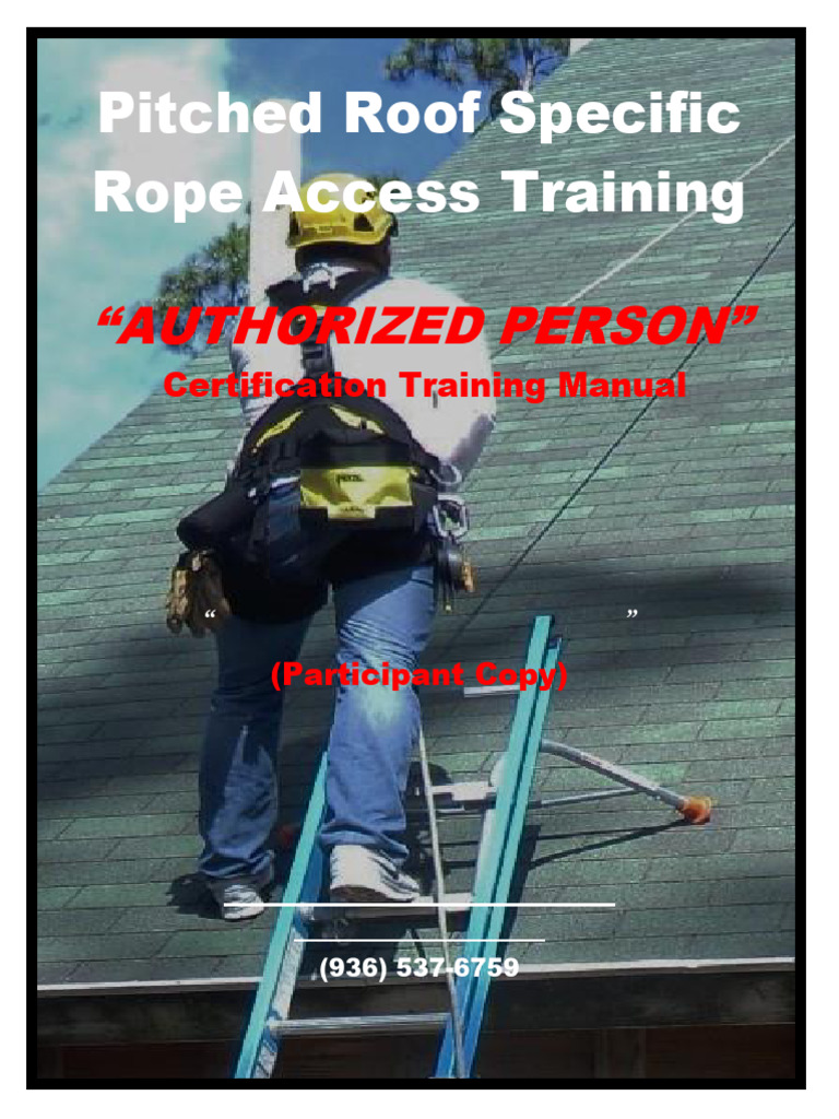 Authorized Person_ class training guide - PDF Room | PDF | Knot | Rope