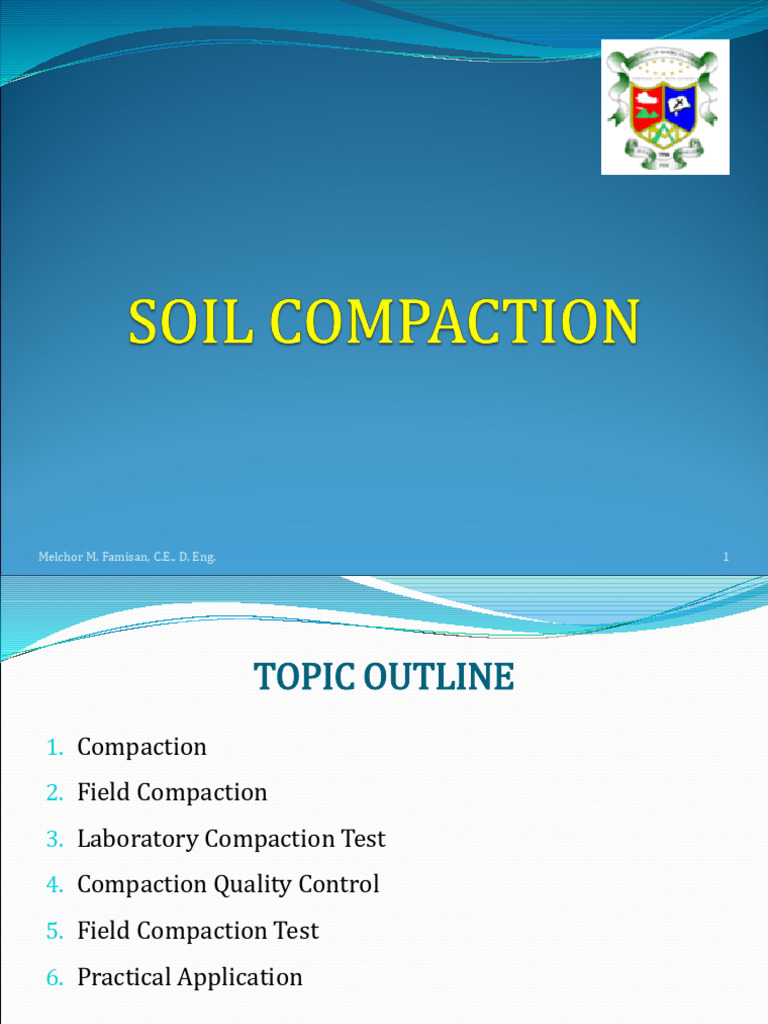 Chapter 6 - Soil Compaction | PDF | Natural Materials | Soil