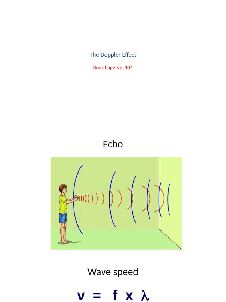 3.3 The Doppler Effect | PDF | Science & Mathematics