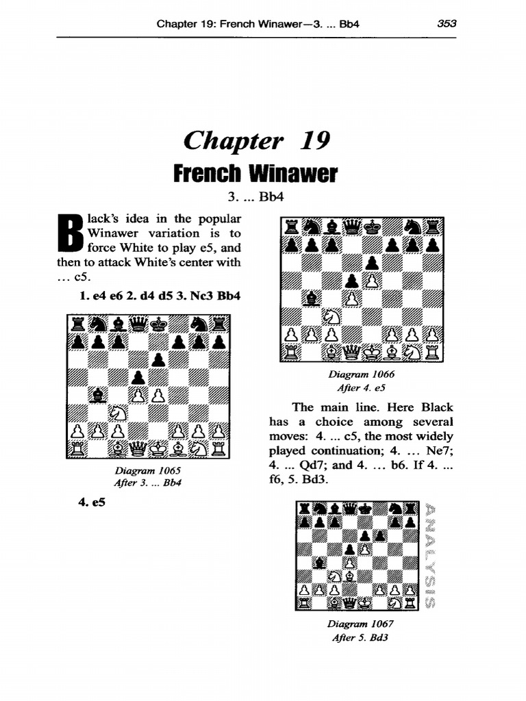French Winawer Deep Analysis | PDF