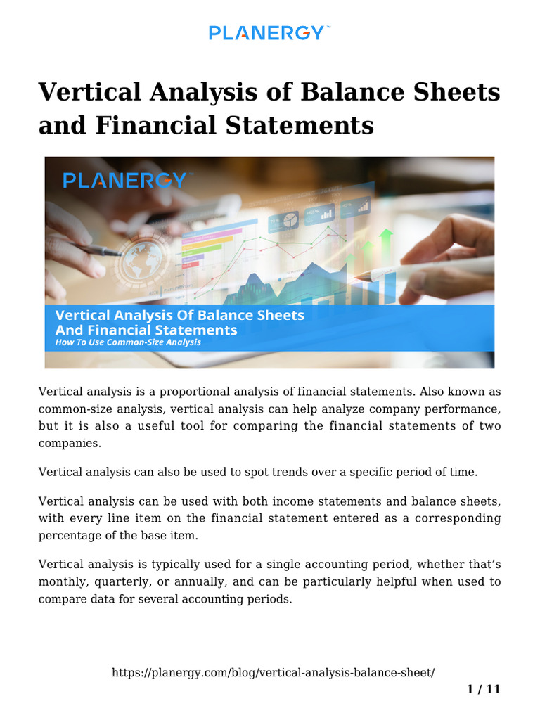 Vertical Analysis Balance Sheet | PDF | Balance Sheet | Equity (Finance)