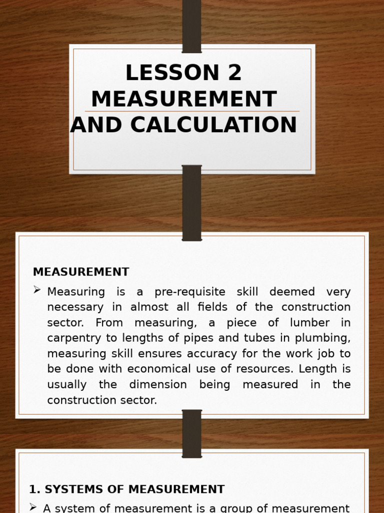 MEASUREMENT | PDF | Foot (Unit) | Yard