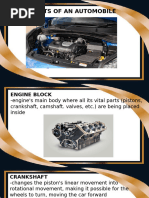 Car Engine Parts and Functions Explained | PDF | Internal Combustion ...