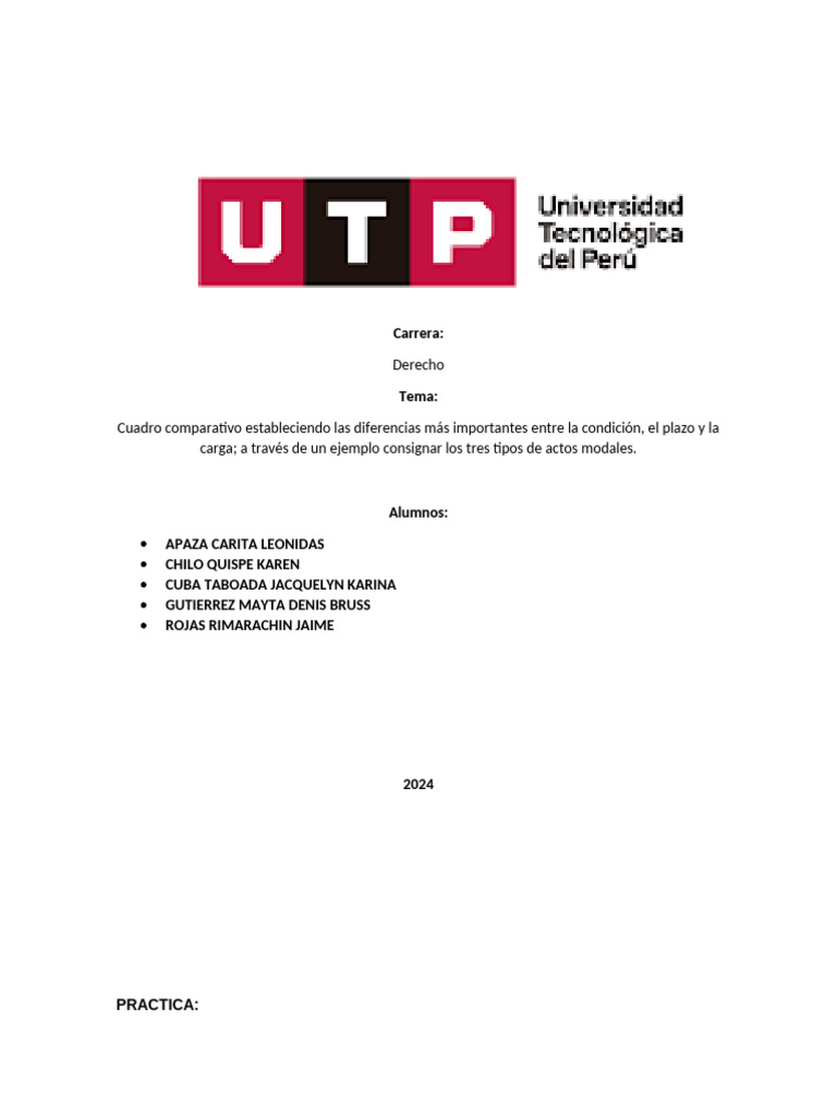 Diferencias Entre Condición | PDF