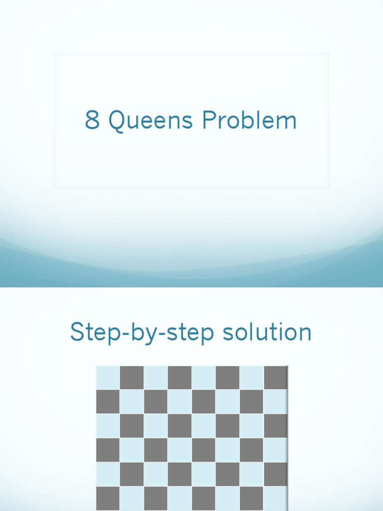 Eight Queens Project | PDF