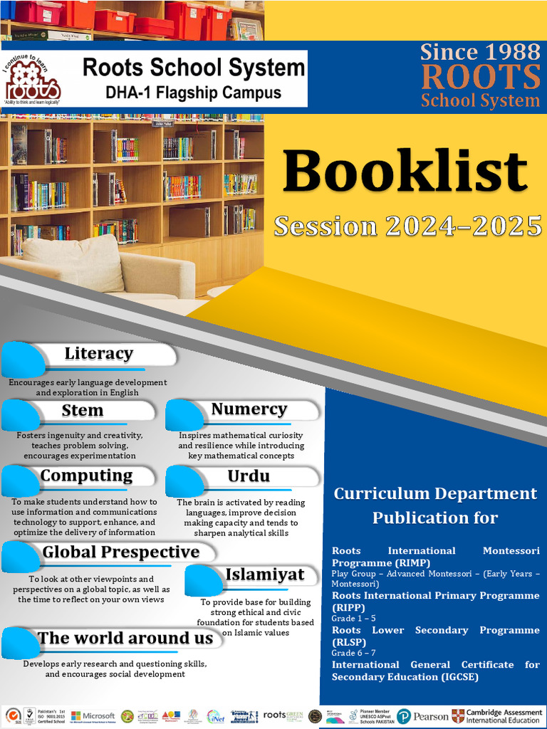 Final Booklist For Parents Grade 1 - 2024 - 2025 | PDF | Notebook ...