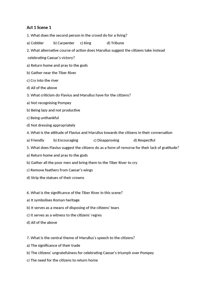 MCQs Half Yearly 24 | PDF | Julius Caesar MCQs Half Yearly 24 | PDF | Julius Caesar