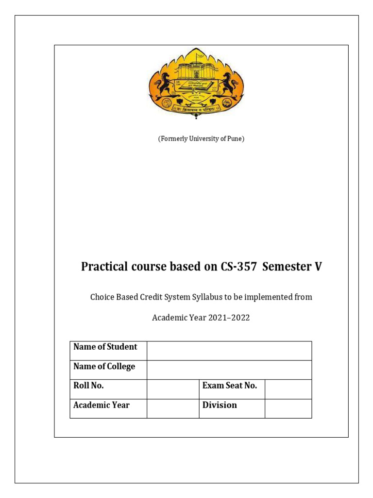 Operating System Lab BookCS-357 | PDF | Computers