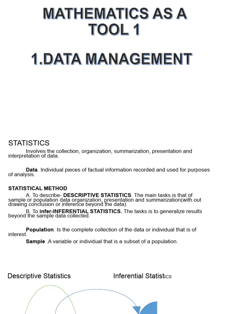 Mathematics As A Tool 1 | PDF | Statistics | Statistical Analysis