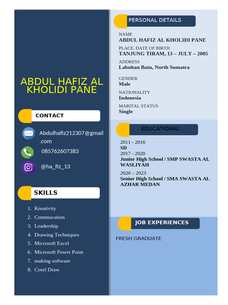 CV Hafiz | PDF