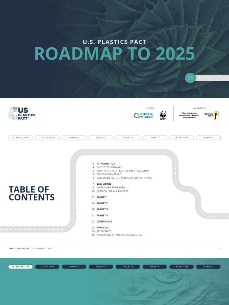 U.S. Plastics Pact 2025 Roadmap | PDF | Recycling | Reuse