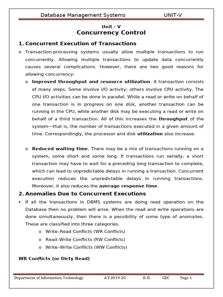 Uojk Cbouaj | PDF | Database Transaction | Concurrency (Computer Science)