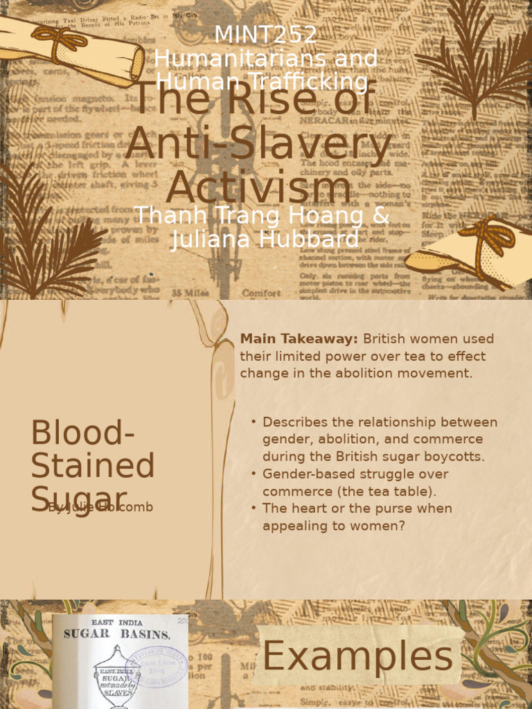 The Rise of Anti-Slavery Activists | PDF | Abolitionism | Activism