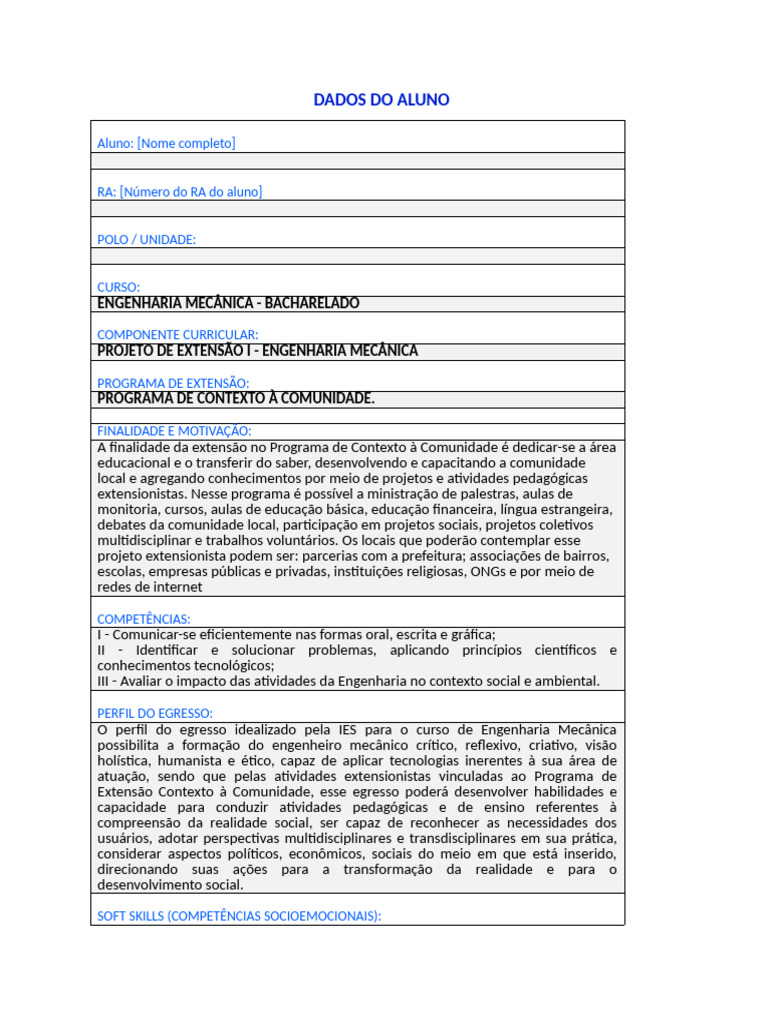 Projeto Final Modificado | PDF | Pedagogia | Engenharia