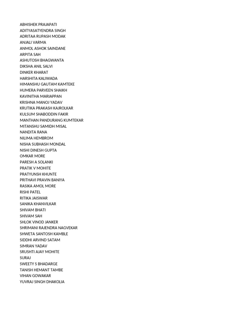 11 C Class Names | PDF