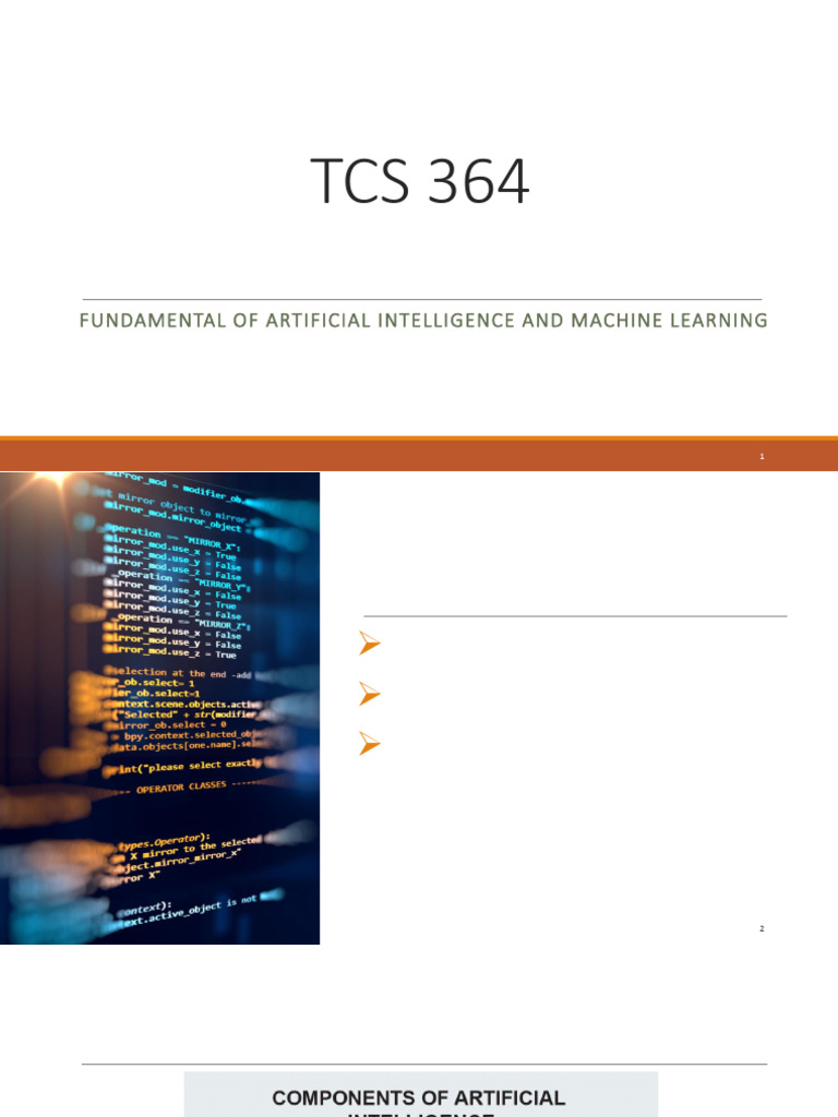 Components of AI and Agents | PDF | Artificial Intelligence ...