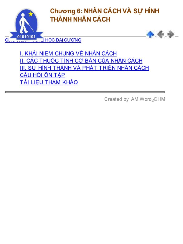 TL1.2. Chương 6 - Nhân Cách (NG - Xuân TH C CH Biên) | PDF