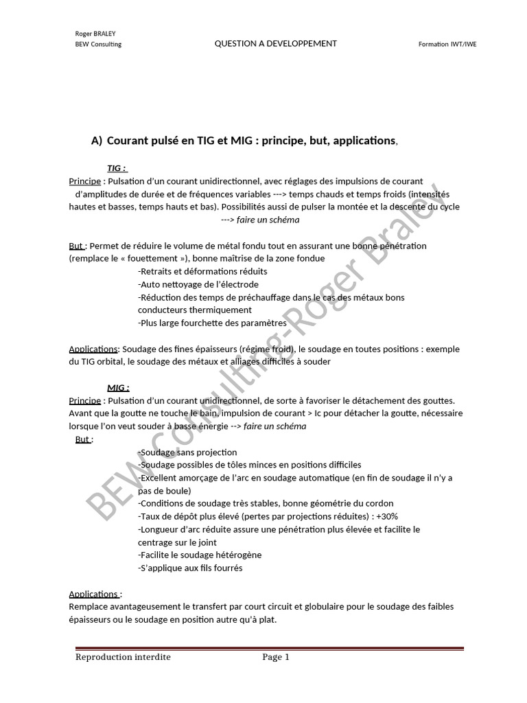 Questionnement IWT | PDF | Soudage | Construction