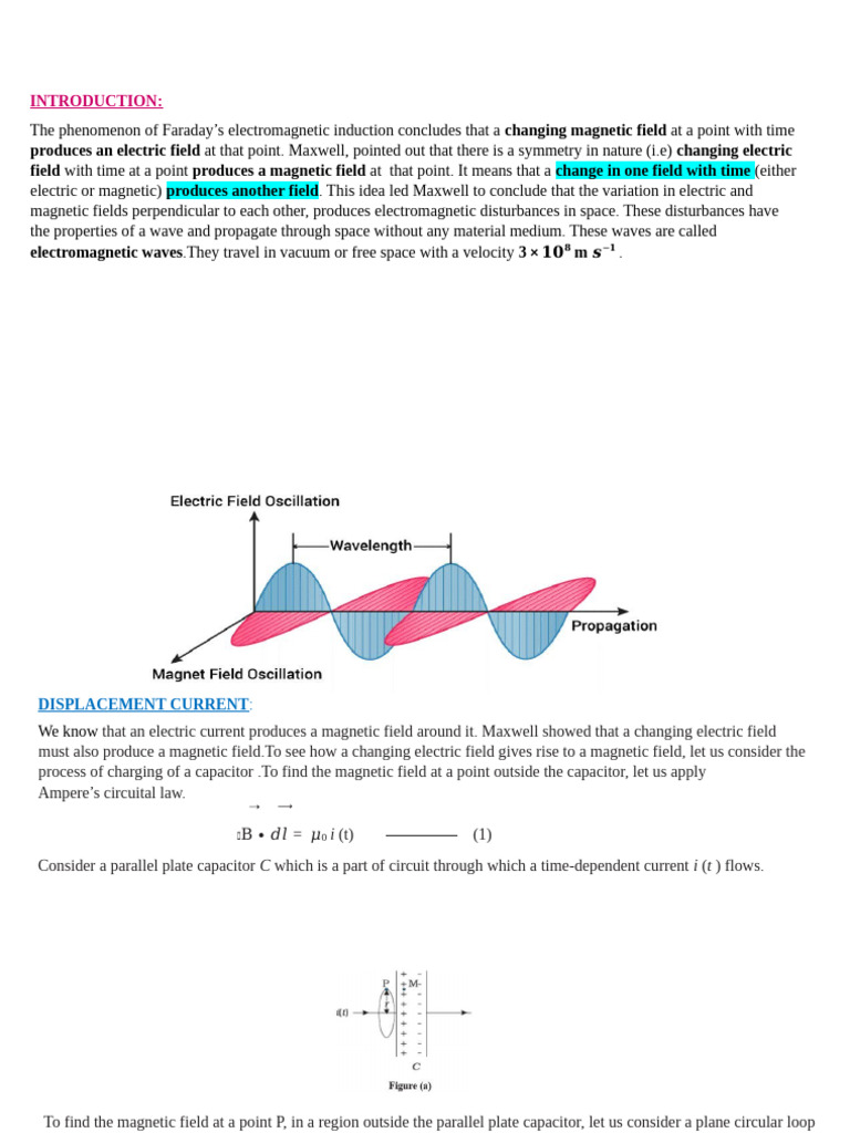 Class - 12-Physics - Alternating Current and Electromagnetic Waves | PDF | Ultraviolet ...