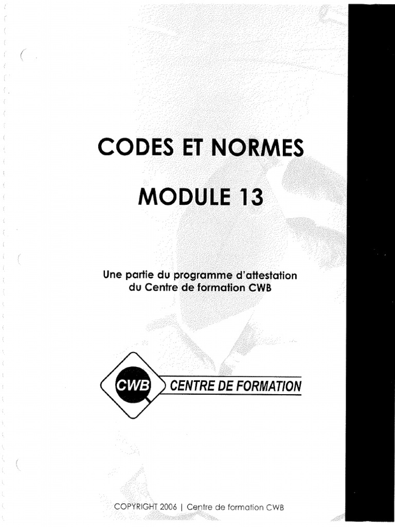 Module-13_CodesNormes_niv1-2-3 | PDF