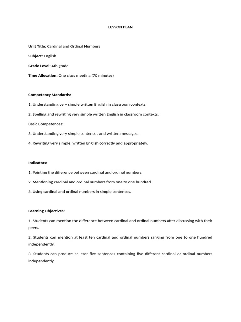 Lesson Plan g4 | PDF | Lesson Plan | Teachers