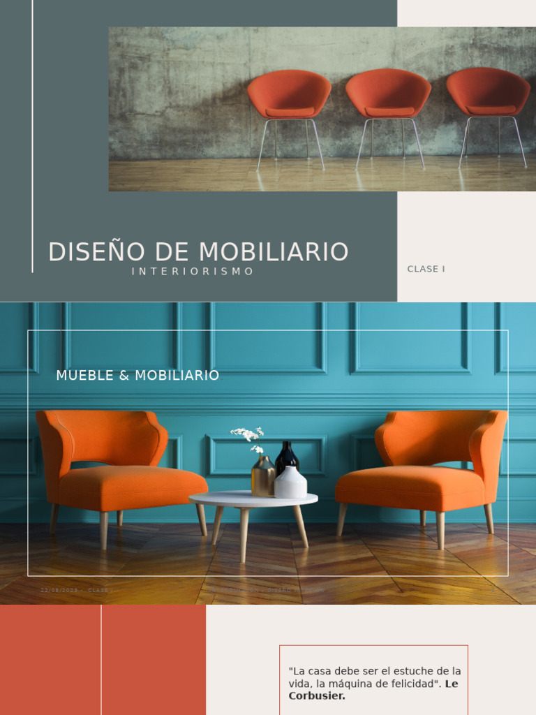 Clase de Diseño Mobiliario - Clase 1 | PDF | Mueble | Artes Decorativas