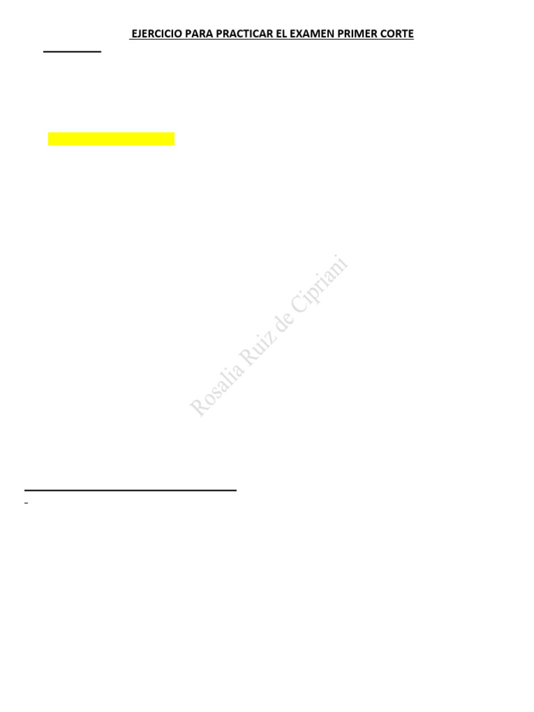 Ejercicio de Repaso Mayo 22 Contab. I | PDF