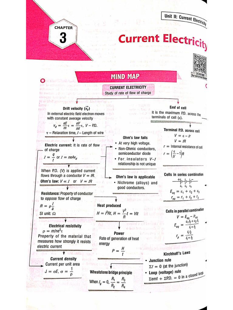 Physics Chapter 3 Current Electricity PYQ | PDF