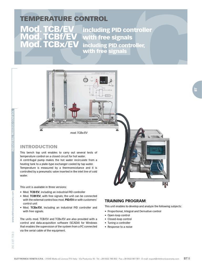 Mod. TCB/EV Mod. TCB /EV Mod. TCB /EV: Temperature Control | PDF ...