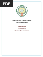 Mutation Correction Application Form | PDF