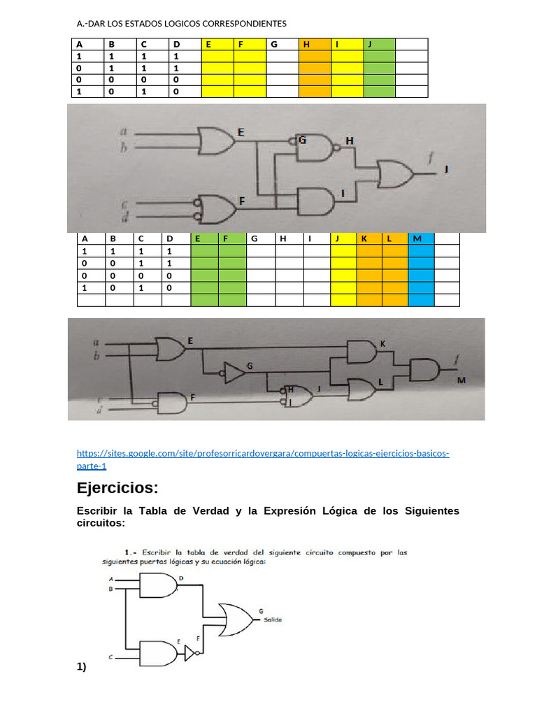 5.-Circuitos Operadores Aritméticos Suma, Resta, Multiplicación | PDF