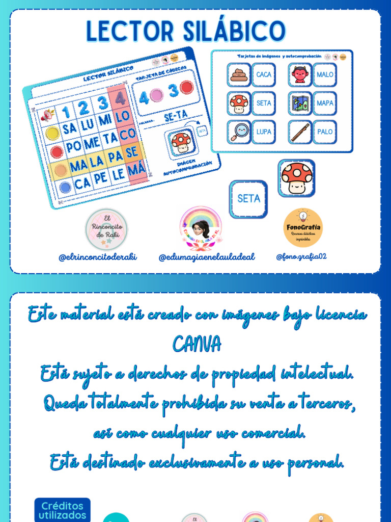 LECTOR SILÁBICO | PDF