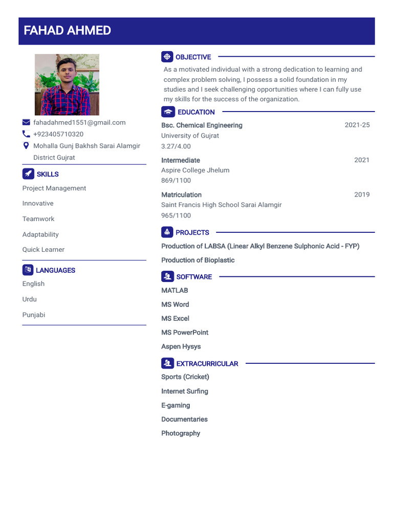 Fahad Resume New | PDF