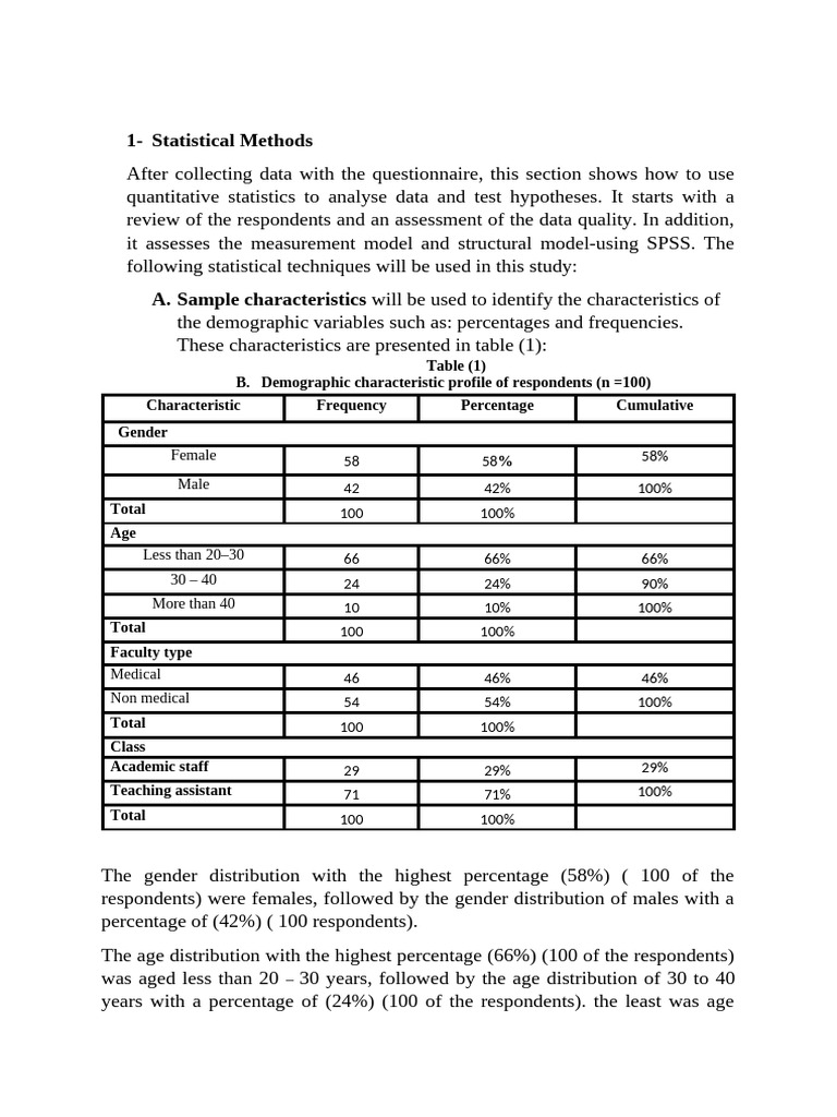 Statistical Methods | PDF | Cronbach's Alpha | Statistics