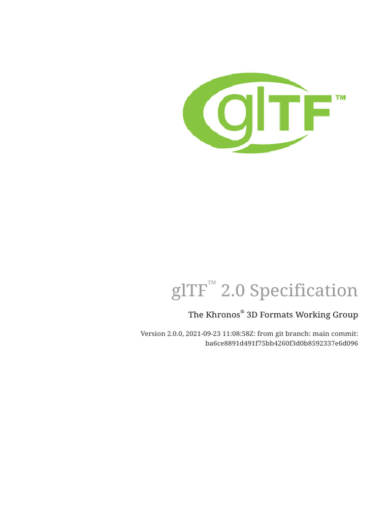 glTF-2 0 | PDF | Computer File | Computer Data