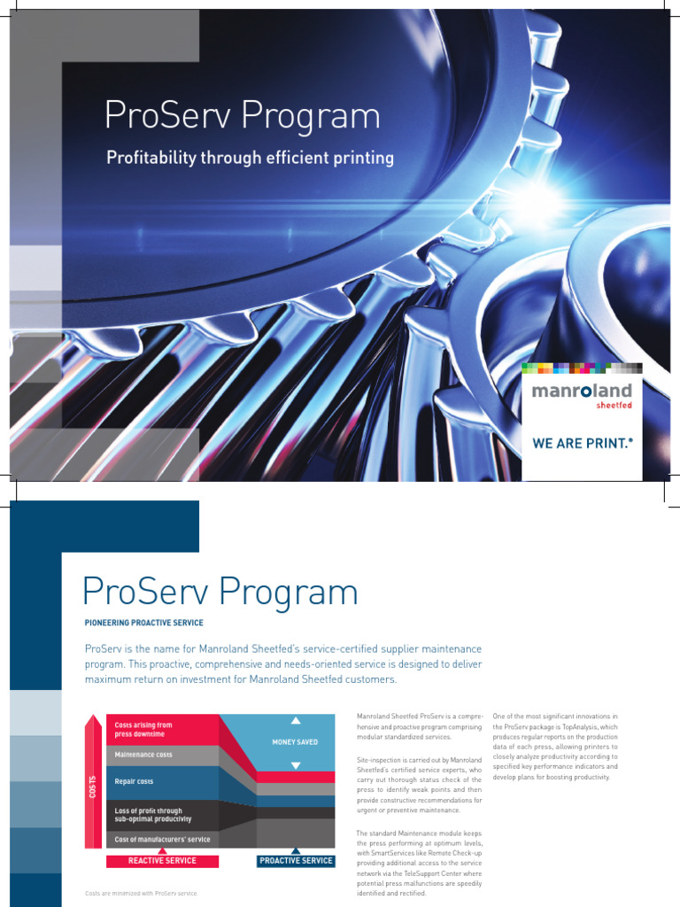 Proserv Program Profitability Through Efficient Printing - Compressed | PDF