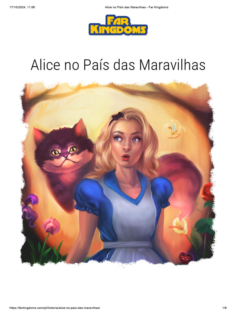 Alice no País das Maravilhas | PDF | Alice no País das Maravilhas