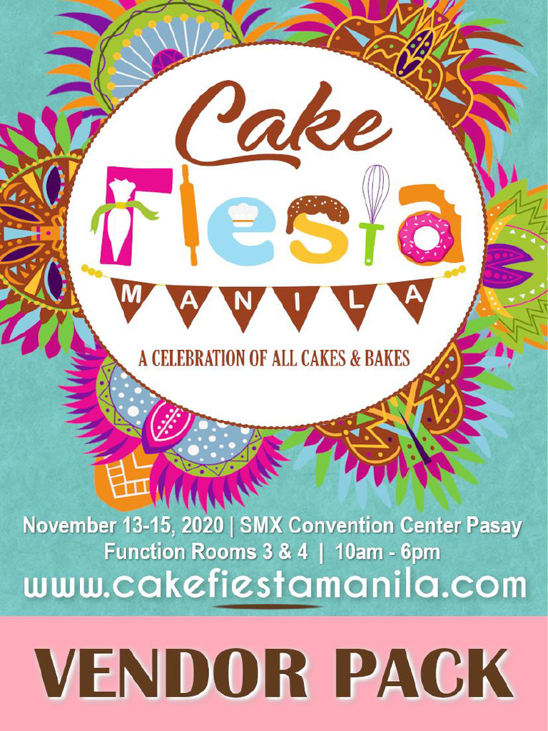 Cake Fiesta Manila 2020 Vendor Pack | PDF