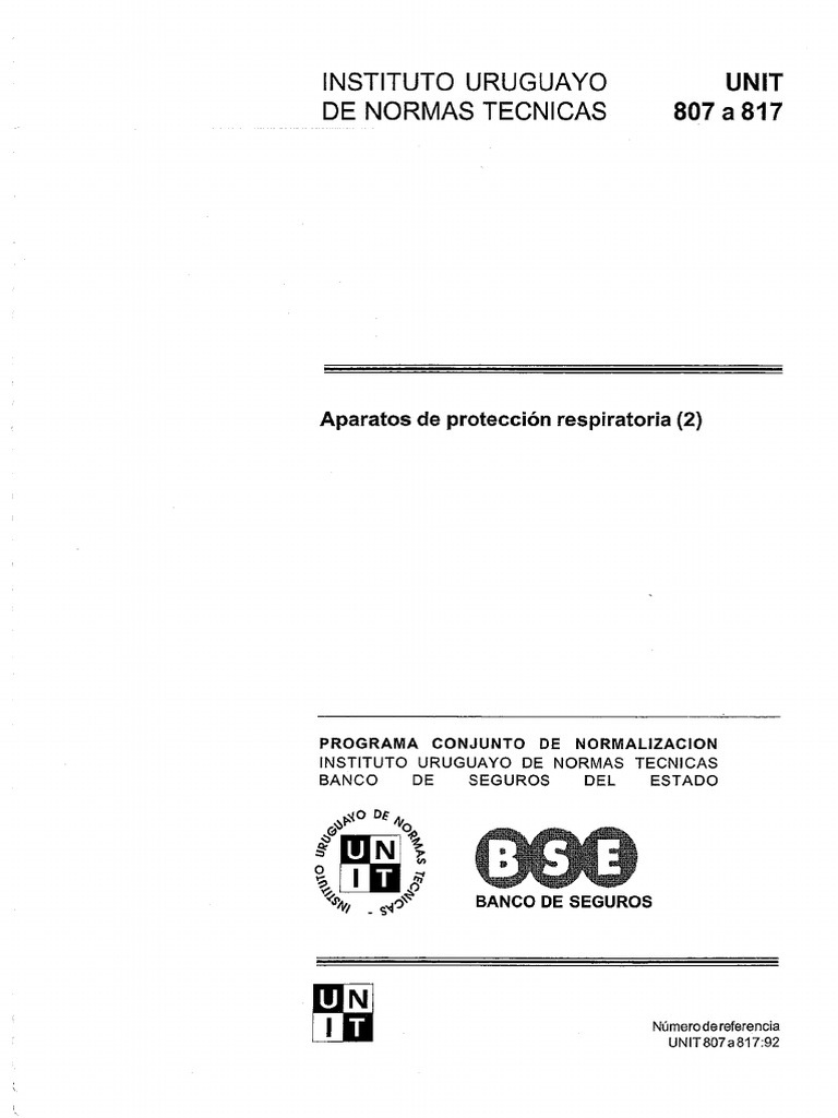 43 - Unit 807 - 817.aparatos de Protección Respiratoria | PDF