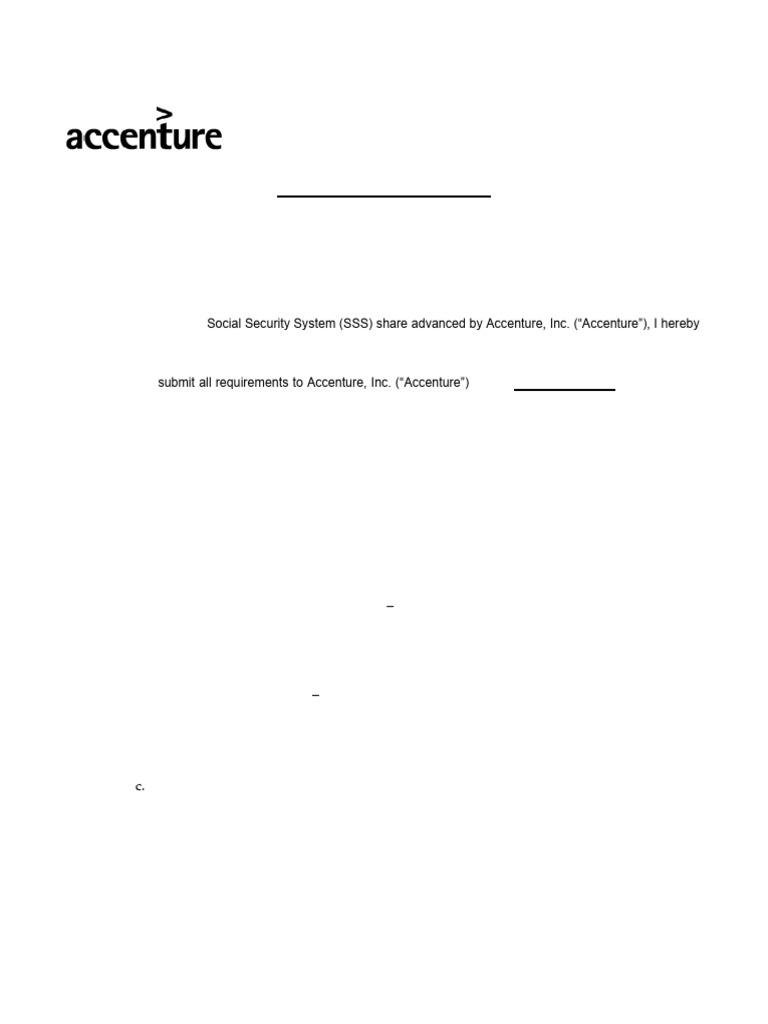 SSS Maternity Benefits Commitment and Undertaking Form - V1.2 ...