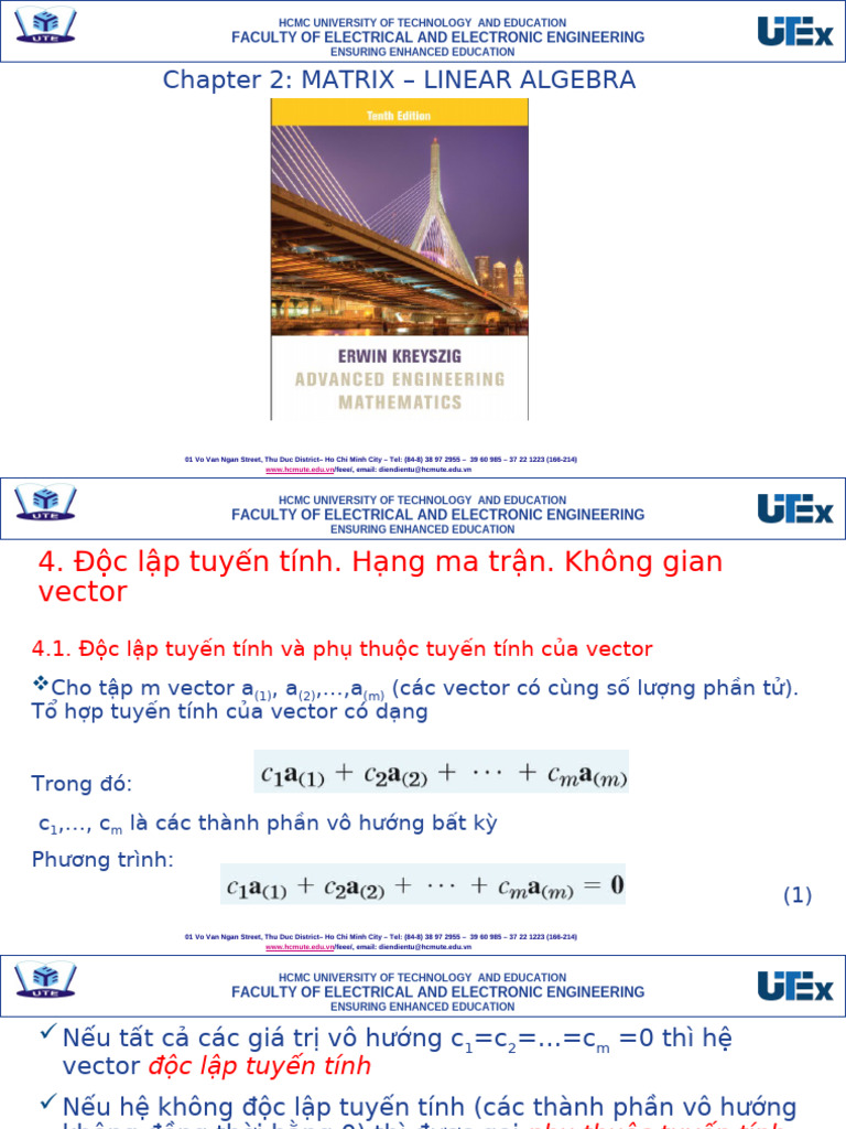 Week7 Linear Algebra 2 - Upload | PDF