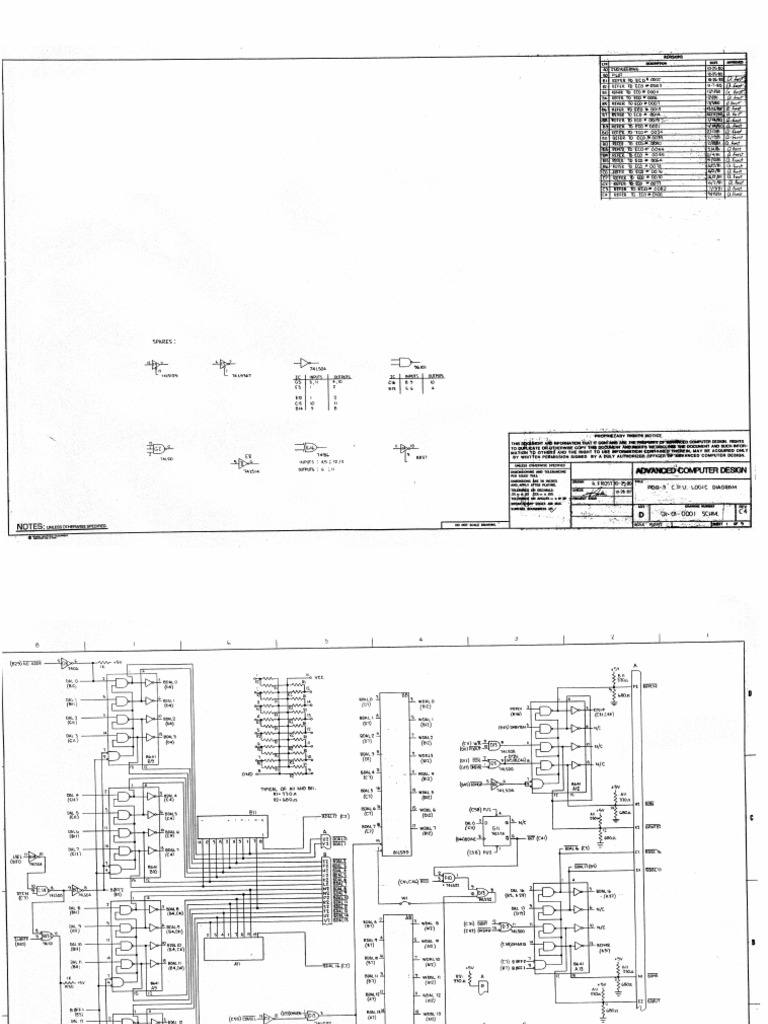 PDQ-3 CPU Schematic | PDF