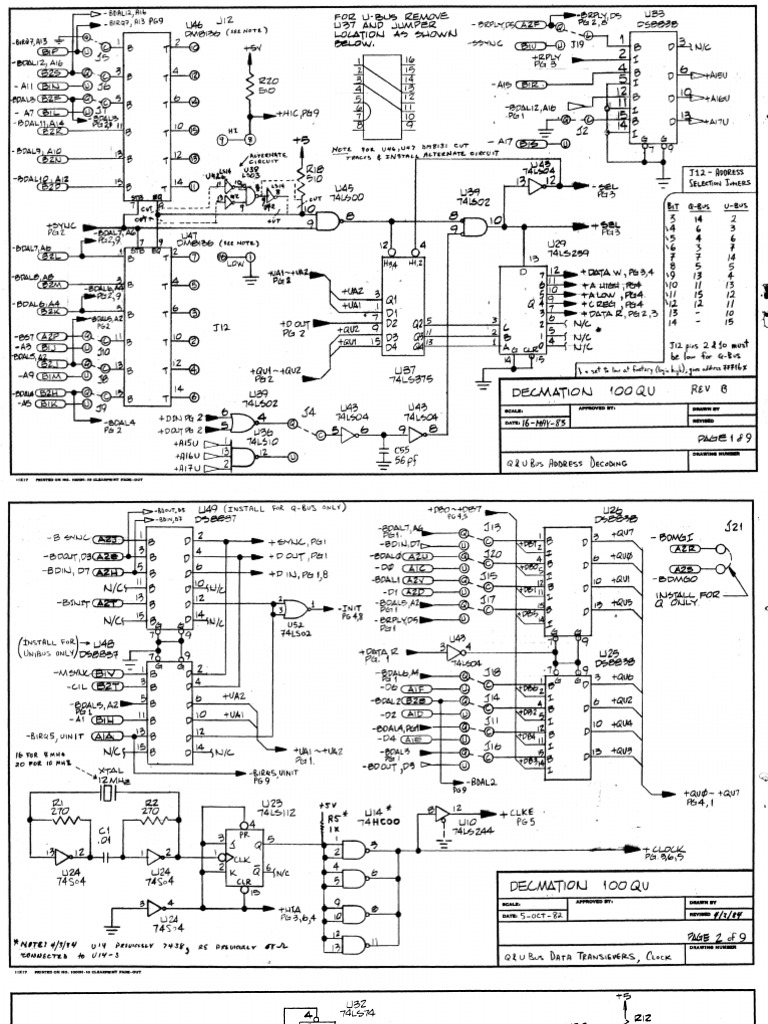 100QU Schematic | PDF